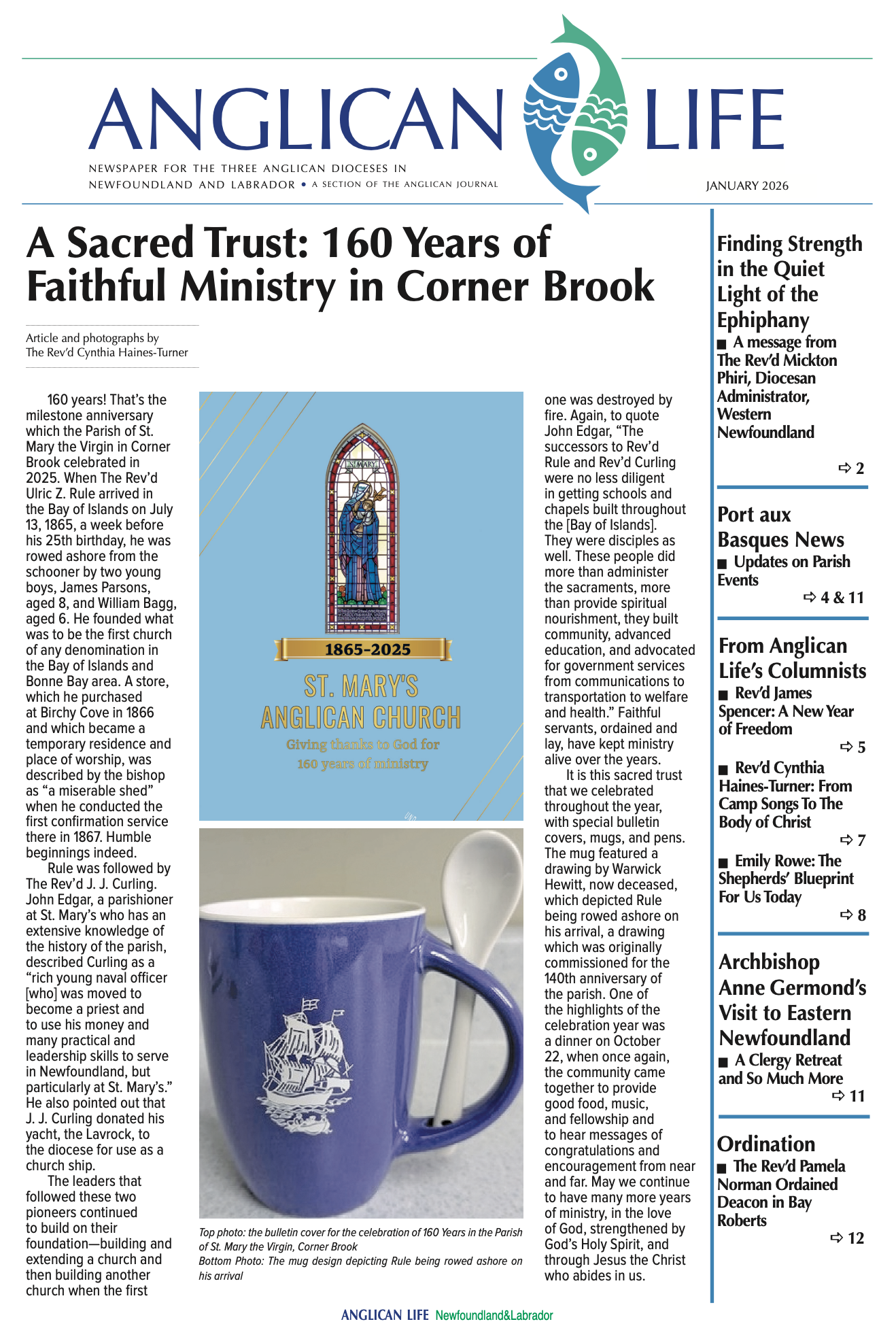January 2026 Issue - Anglican Life
